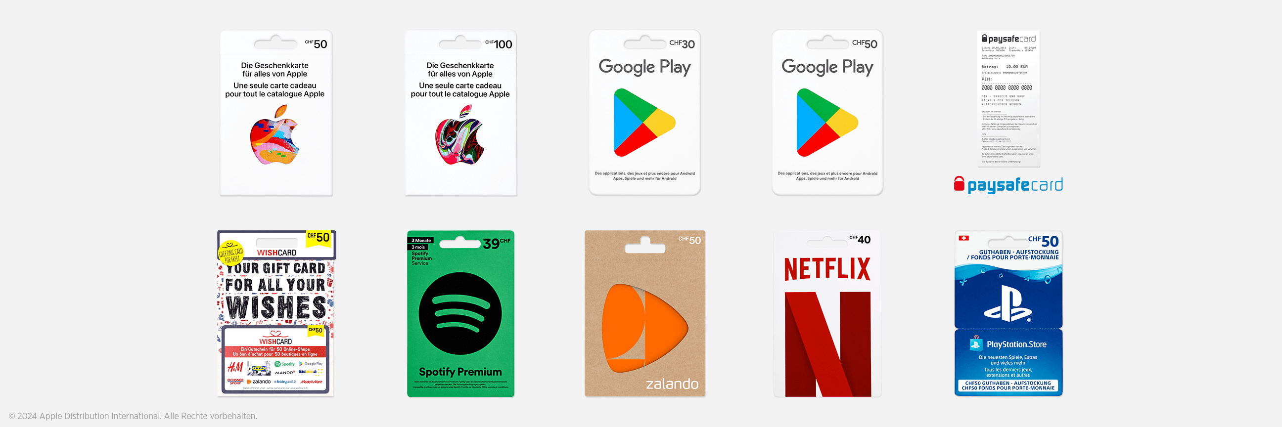 Geschenkkarten | Denner